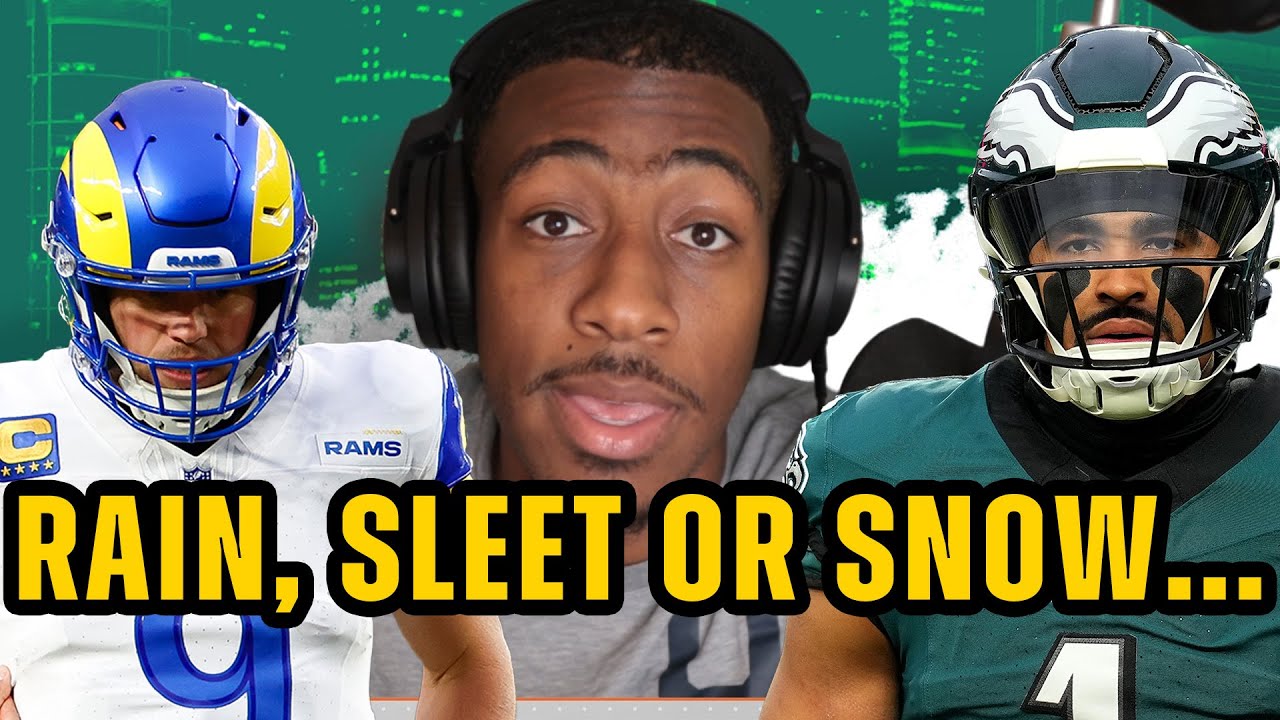LIVE REACTION TO EAGLES VS. RAMS, PLAY-BY-PLAY, DIVISIONAL ROUND LIVE ...