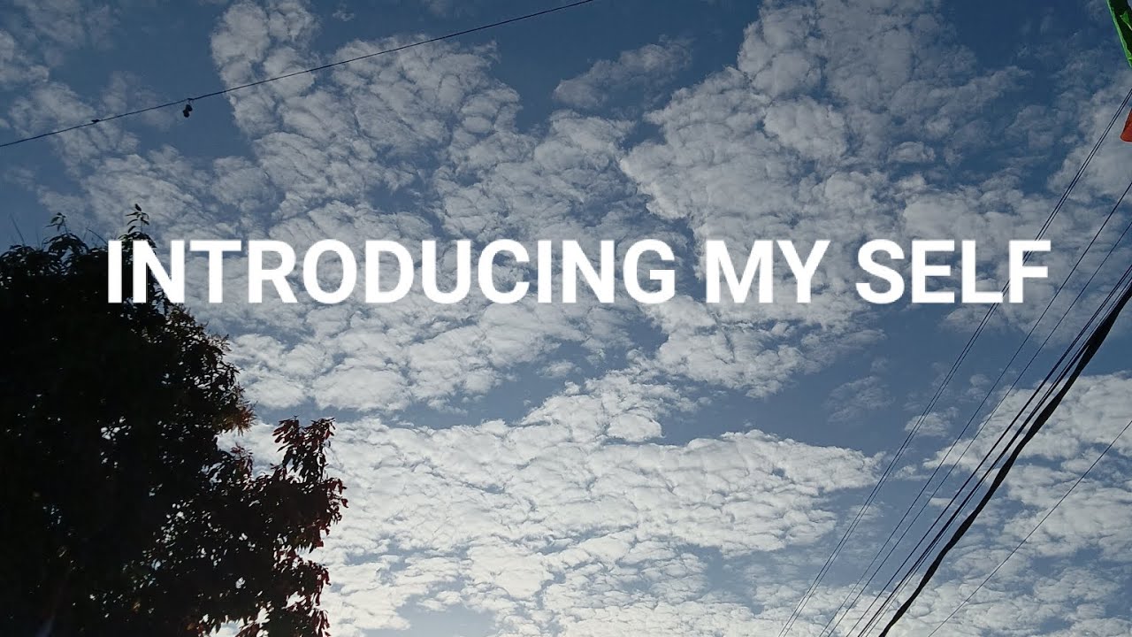 INTRODUCING MY SELD - YouTube