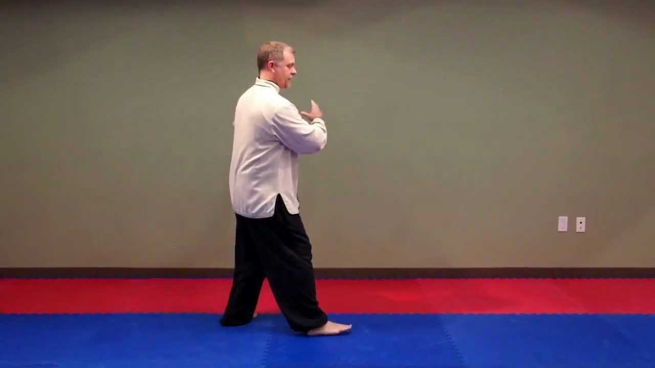 Tai Chi 16 Form: Brush Knee & Twist Step: The Form - YouTube