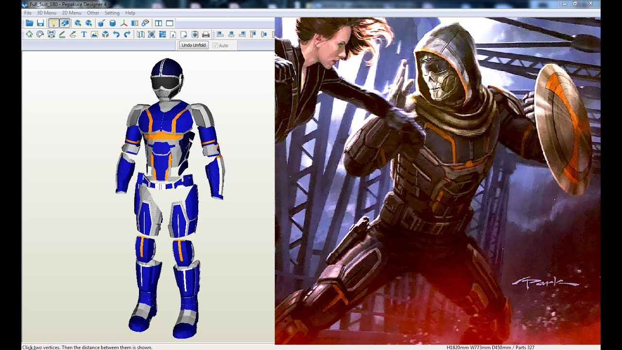 Taskmaster Suit - Black Widow Movie - Pepakura Files For Sale - YouTube