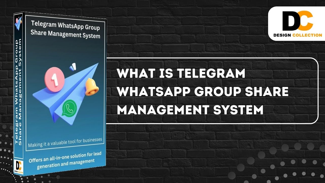 What is the Telegram WhatsApp Group Share Management System? #leads # ...