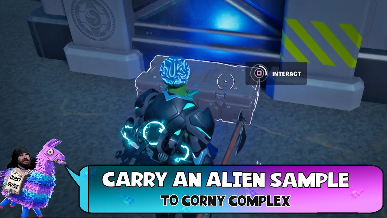Carry an Alien Sample to Corny Complex Location - Epic Quest - Fortnite ...