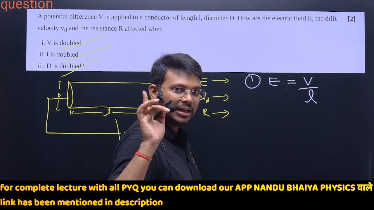 Important numerical Drift Velocity|| Current electricity|| - YouTube
