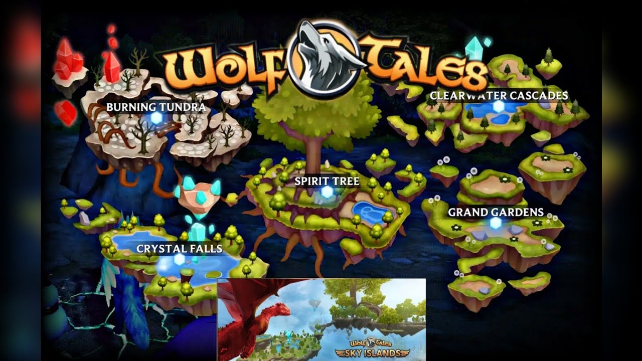 Wolf Tales: Sky Islands | Collecting all shards - YouTube