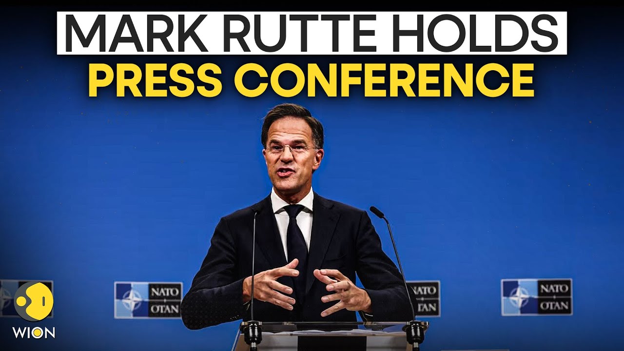 NATO Secretary General Mark Rutte Holds Press Conference After NATO ...