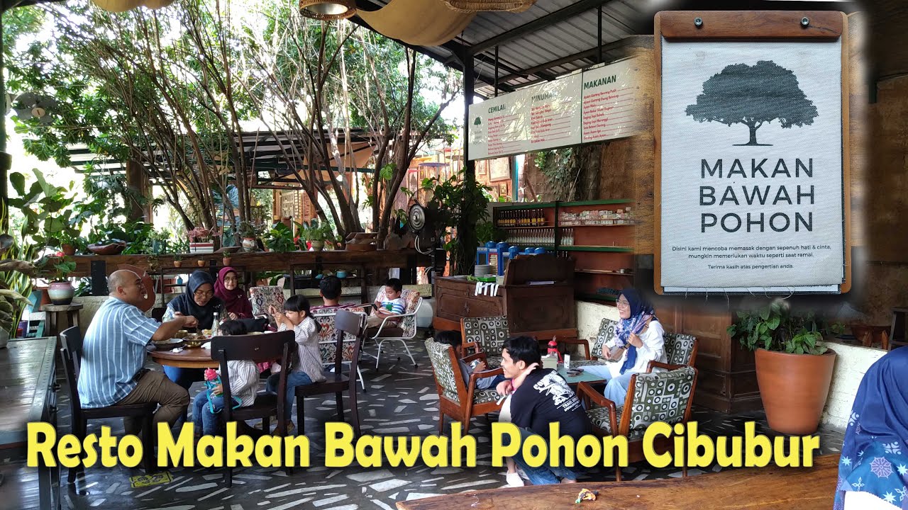 Resto Makan Bawah Pohon Cibubur | Tempat Makan Bernuansa Alam - YouTube