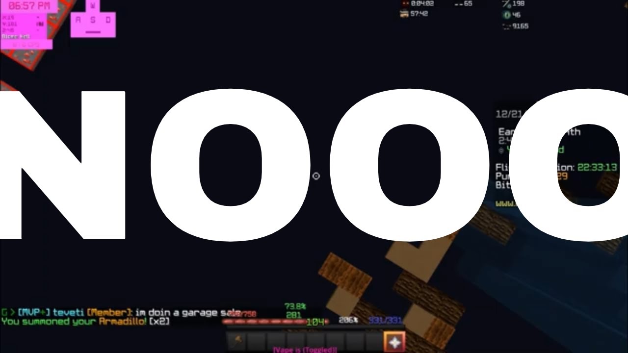 Jeb screams NOO Hypixel Edition - YouTube