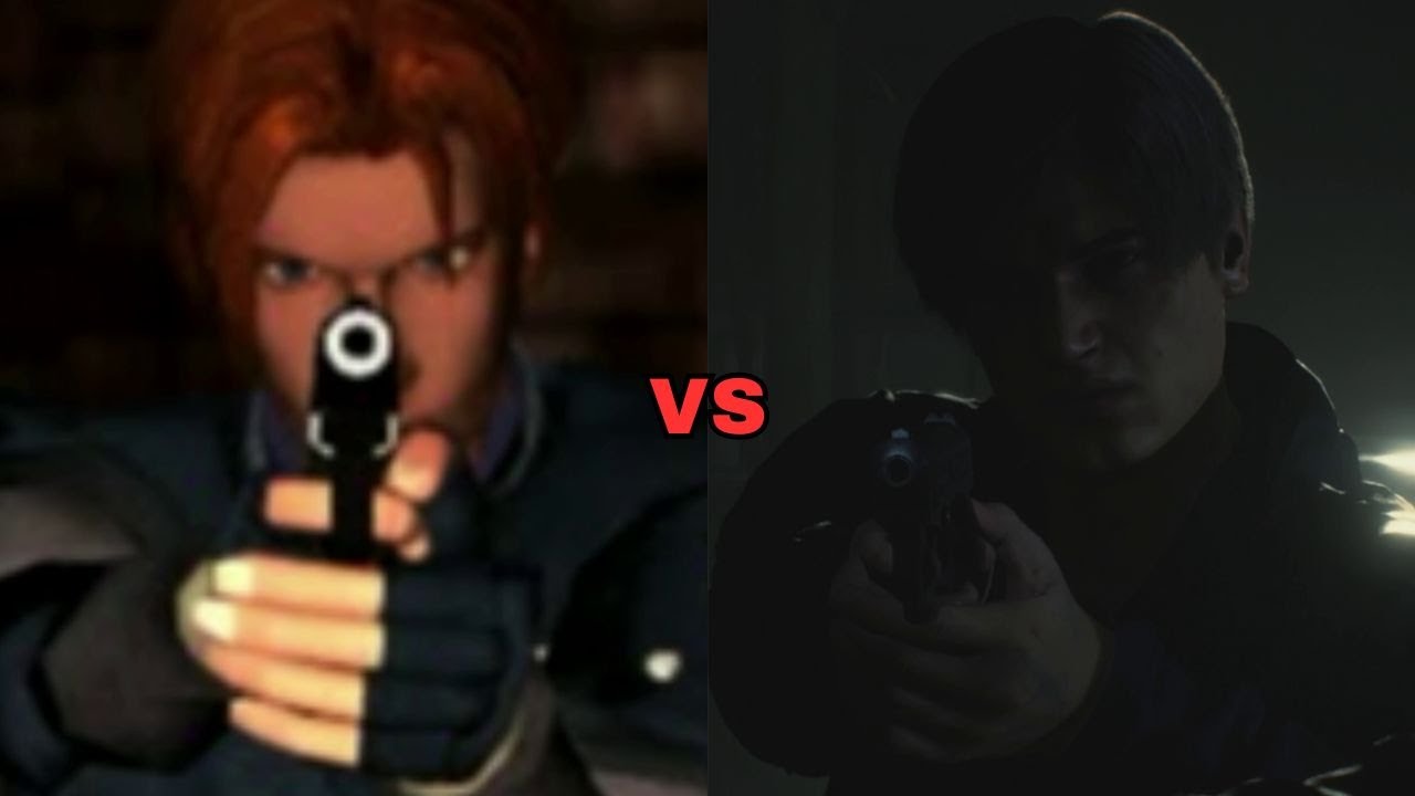 RE 2 Original vs. Remake: Leon B Opening - YouTube