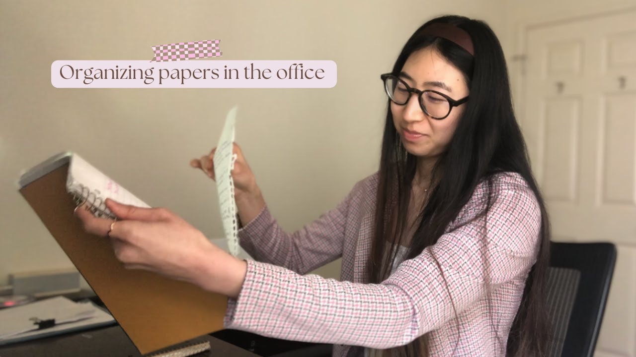 ASMR Paper Sorting ~ whispers, paper tearing, page flipping - YouTube