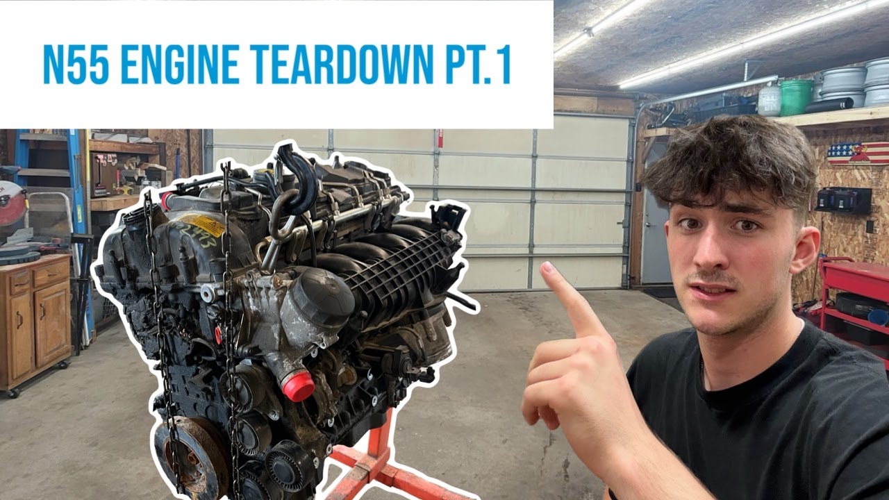N55 Engine Teardown : Spun Rod Bearing - Part 1 - YouTube