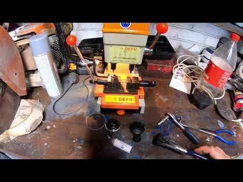 DIY key cutting machine - YouTube