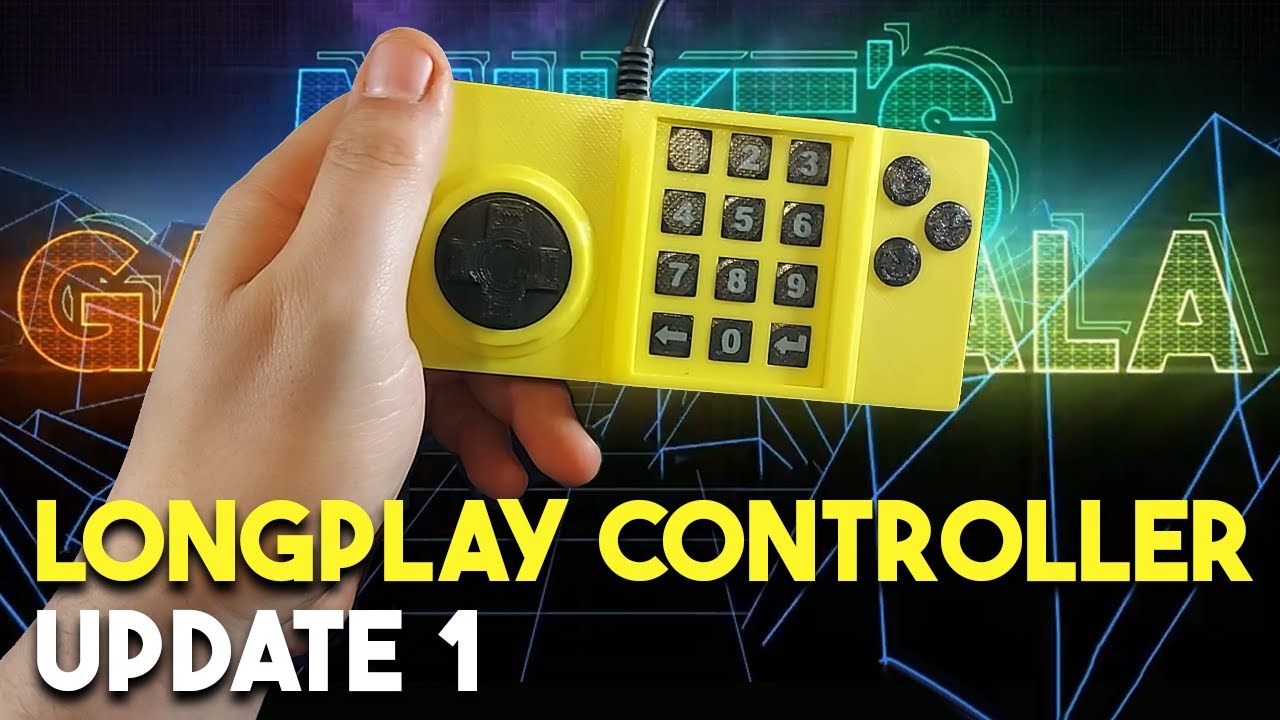 MGG UPDATE #1 - Long Play Disc Controller for Intellivision - YouTube