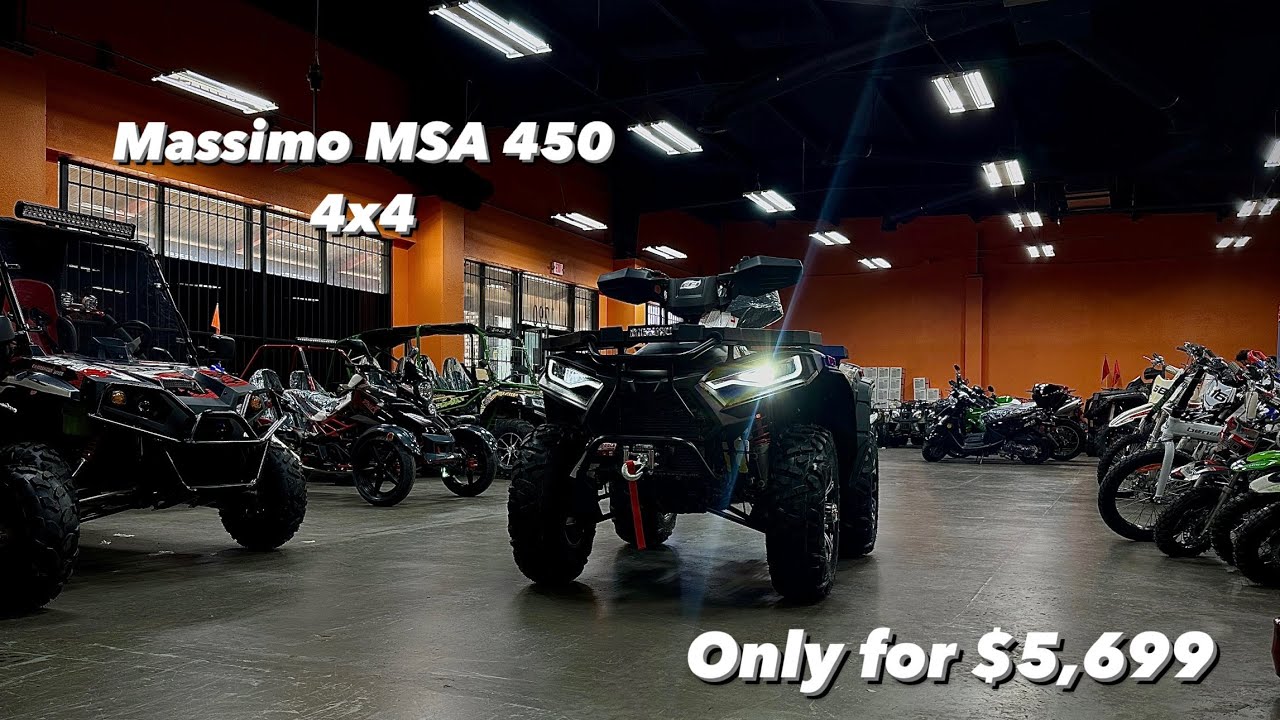 Unstoppable Power: Massimo MSA 450 4x4 ATV in Action! - YouTube