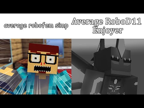 Average RoboDragon Fem Fan vs Average RoboDragon11 Enjoyer | (Meme Animation)