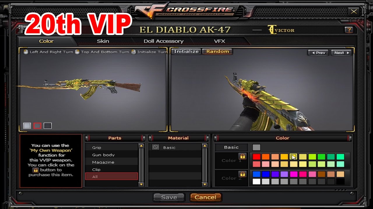 CFPH: Buying New VIP "EL DIABLO AK-47" 20th VIP - RhodosG3rund - YouTube