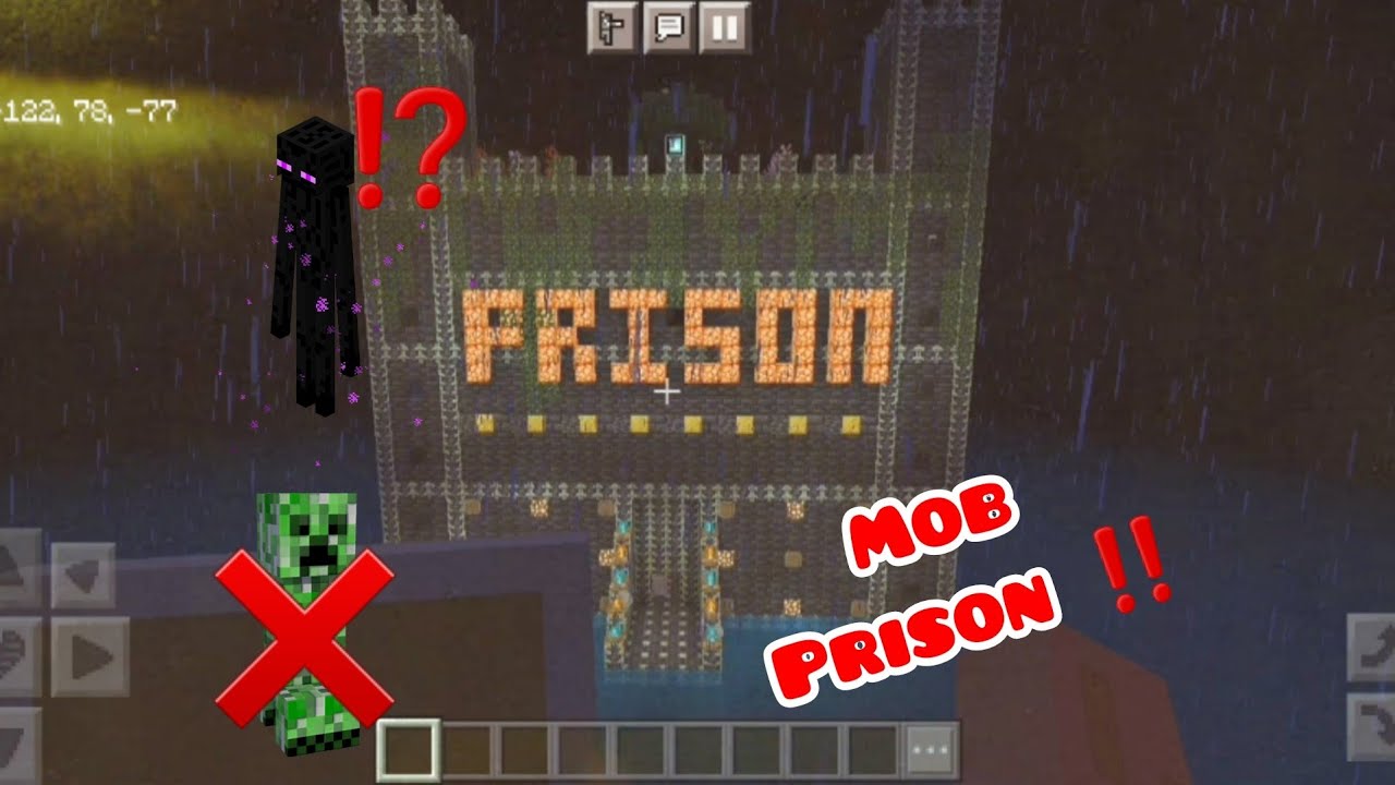 I Built A Mob Prison With My Friend | Minecraft - YouTube