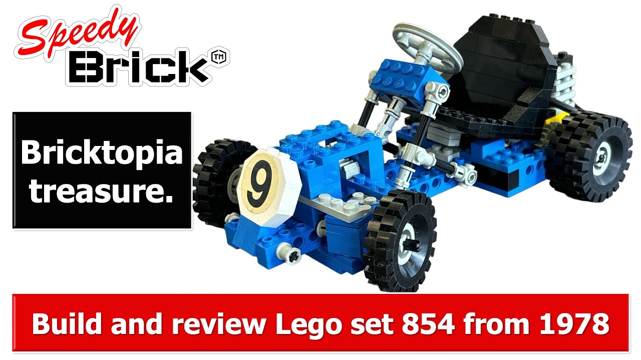Build and review of LEGO set 854 from 1978, one of the first Technic ...