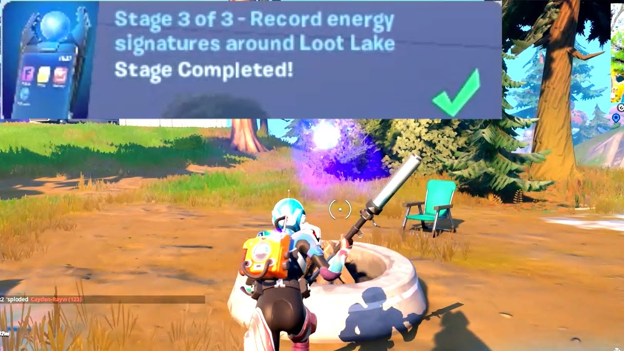 Record Energy Signatures Around Loot Lake Fortnite - YouTube