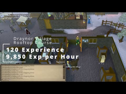 Draynor Village Rooftop Course Walkthrough OSRS - YouTube