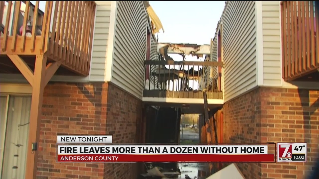 8 units damaged in fire at Anderson Co. apartment complex, 20 people ...