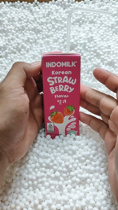 mengumpulkan susu indomilk korean stroberi di styrofoam #huntingjajan #jajanan #jajan - YouTube
