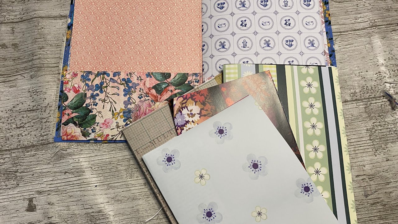 Using my 12 X 12 papers to create a gorgeous Junk Journal # ...