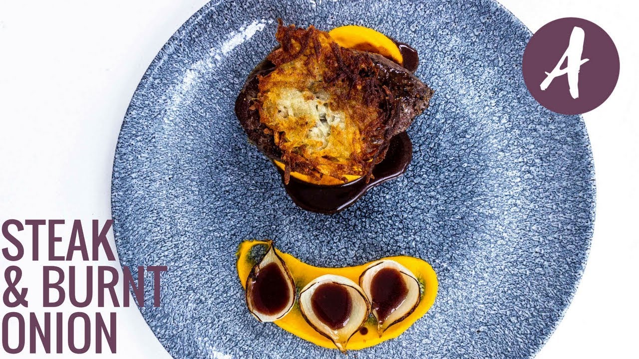 Steak, Burnt Onion & Potato Rosti - YouTube