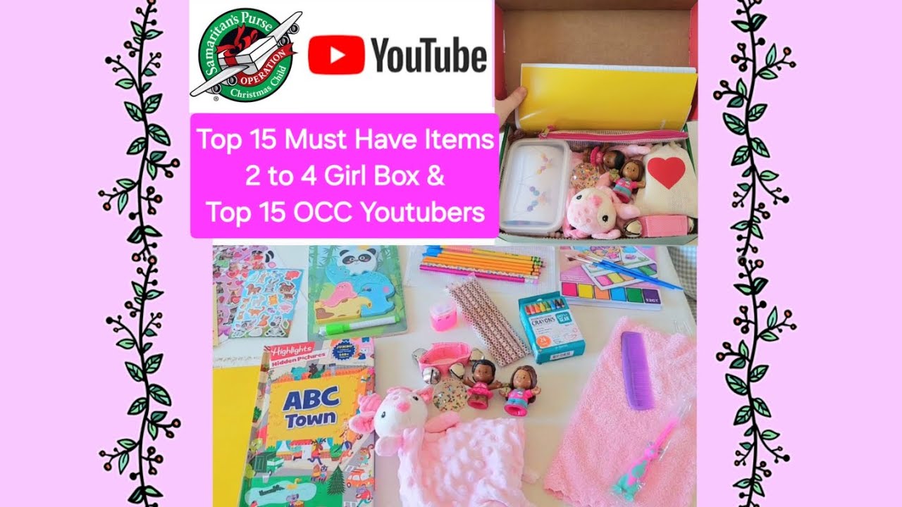 Top 15 Must Have Items boxed up for a 2 to 4 Girl & My Top 15 OCC ...