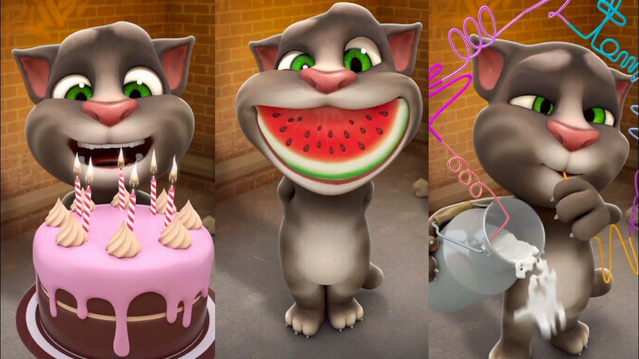 MY Talking Tom Watermelon Cartoons 🤪⛄🌶️ Fails POCOYO Outfit 🤣🥳 Funny ...