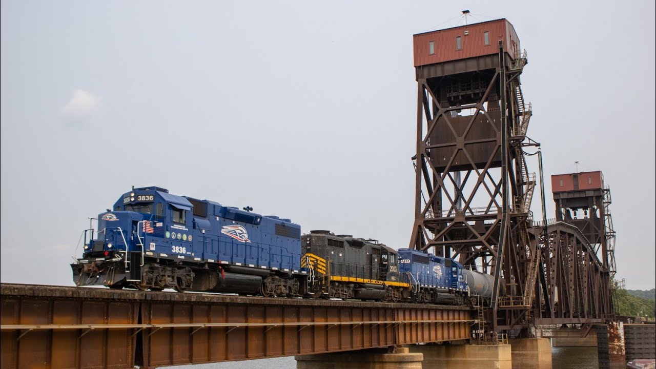 Awesome Shortline Railroad Variety in the Peoria, IL Area! KJRY, TZPR ...