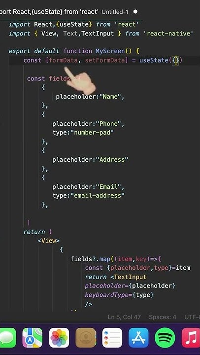 Forms Handling in react native | Amusoftech #shorts #amusoftech #react - YouTube