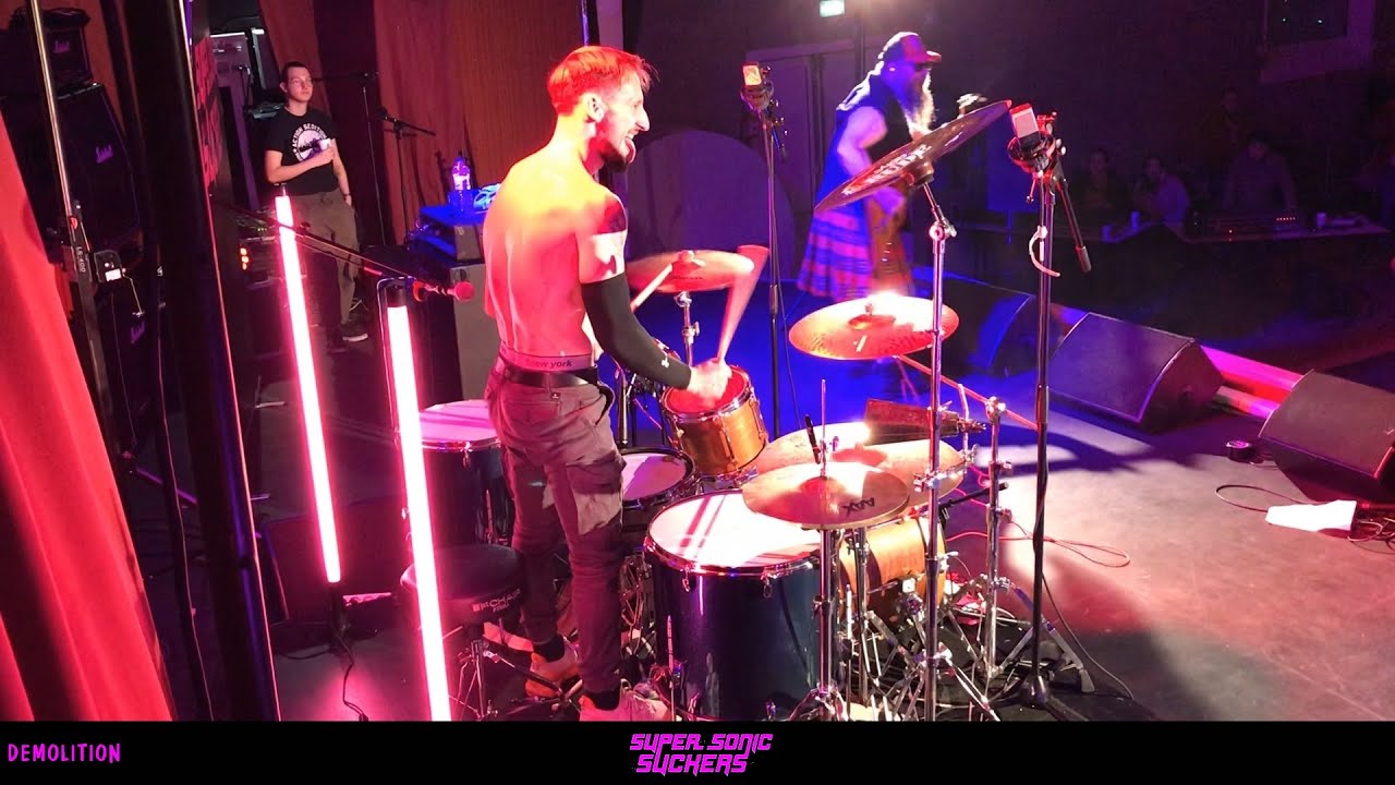 Drum Cam JDess - Super Sonic Suckers - Demolition - YouTube