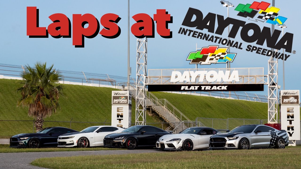 Daytona International Speedway Tour Laps (Supra, Camaro, TTRS, Mustangs ...