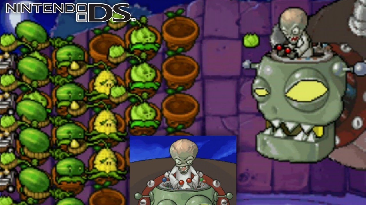 Plants vs Zombies DS | vs Dr. Zomboss + Credit Song - Android Gameplay ...