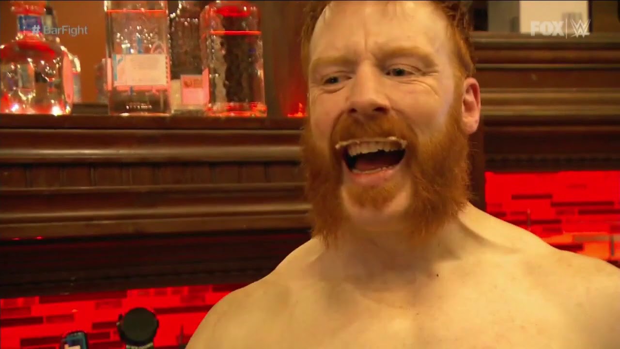 Jeff Hardy vs Sheamus 2020 smackdown bar fight - YouTube