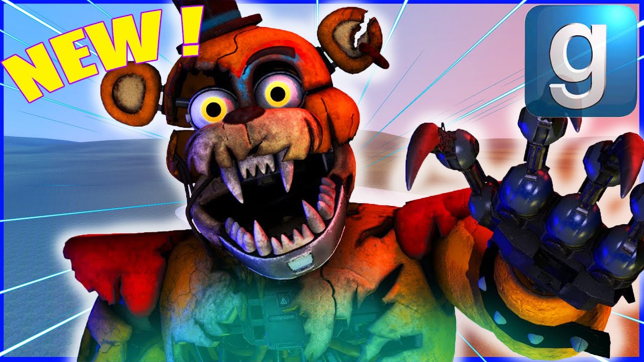 Gmod FNAF I Brand New Shattered GlamRock Freddy! - YouTube