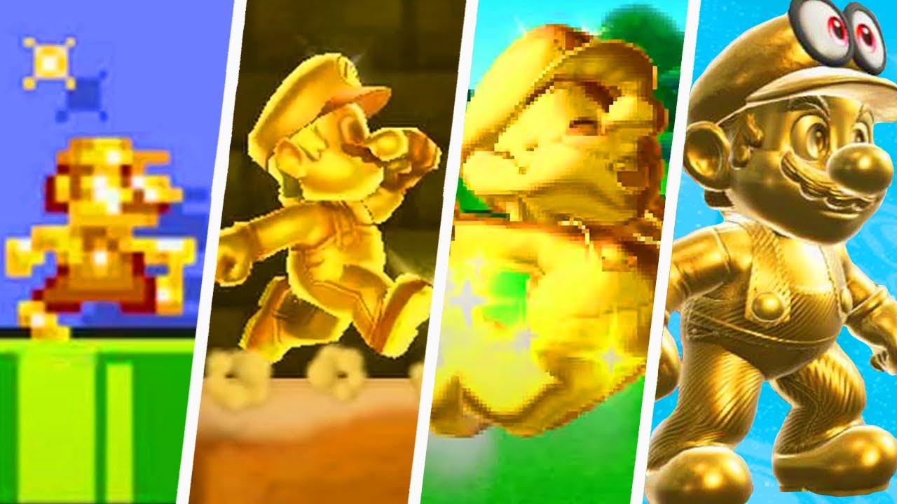 Evolution of Gold Mario (2012 - 2021) - YouTube