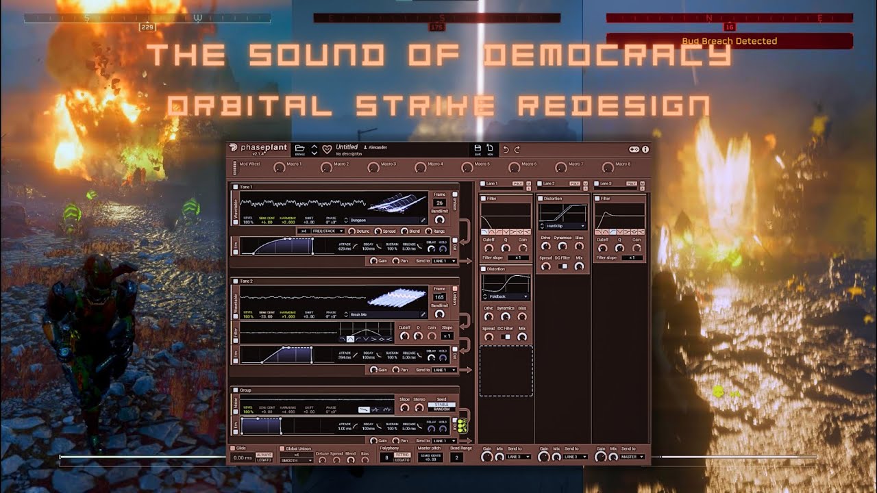 The Sound of Democracy - Orbital Strike SFX in Helldivers 2 - YouTube