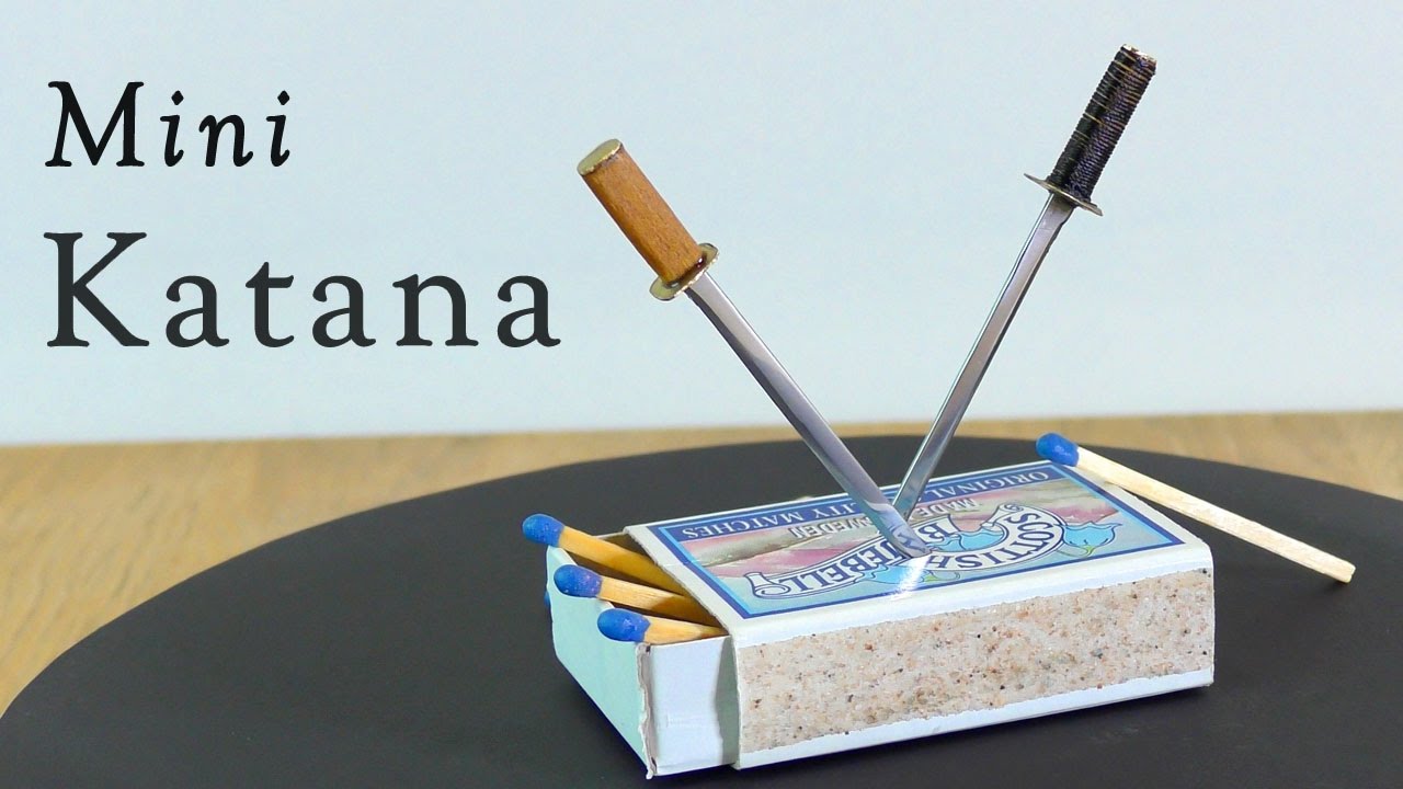 How to Make Tiny, Razor-sharp Katanas