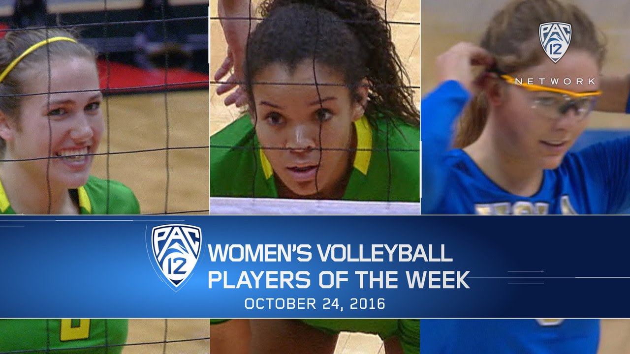 Oregon's Lindsey Vander Weide and Lauren Page, and UCLA's Torrey Van ...