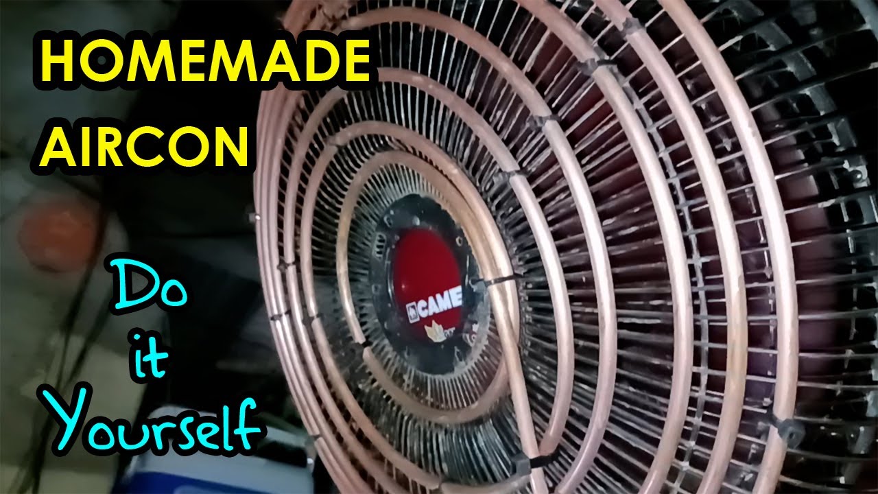 How to Make a Fan into an Air Conditioner - Homemade Air Cooler for ...