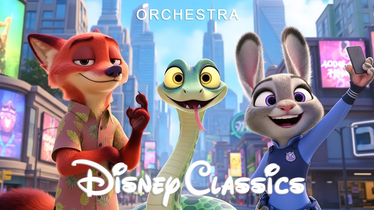 Magical Disney Symphony 🌆 4 Hours Of Orchestra Music For Focus, Study ...