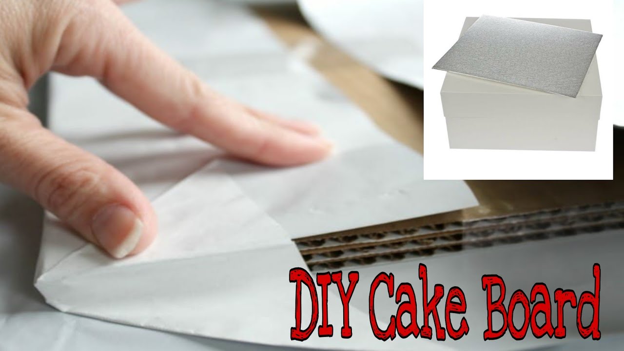 How to make Cake Board | DIY Cake Board | Alice Delorino - YouTube