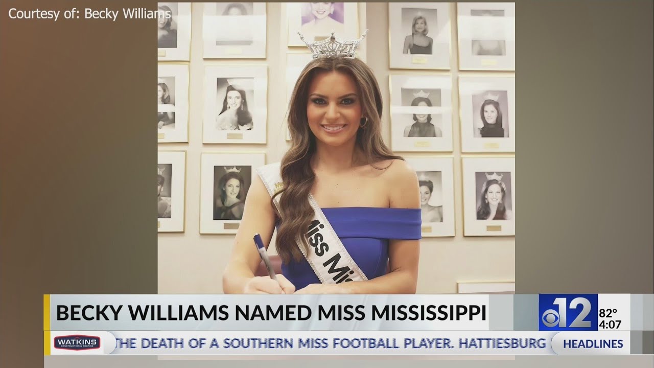 Miss Mississippi Becky Williams advocates for education - YouTube