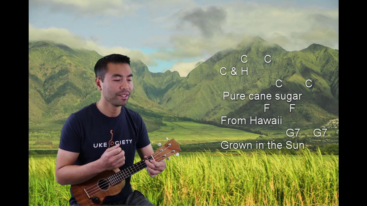 C & H (Pure Cane Sugar) - Ukulele cover & play-along - Level: Beginner ...