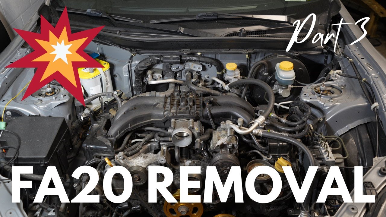 One Step closer to REMOVING the BRZ ENGINE (BRZ Rebuild Series ...