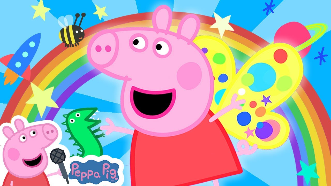 Rainbow Rainbow | Peppa Pig Songs | Peppa Pig Nursery Rhymes & Kids ...