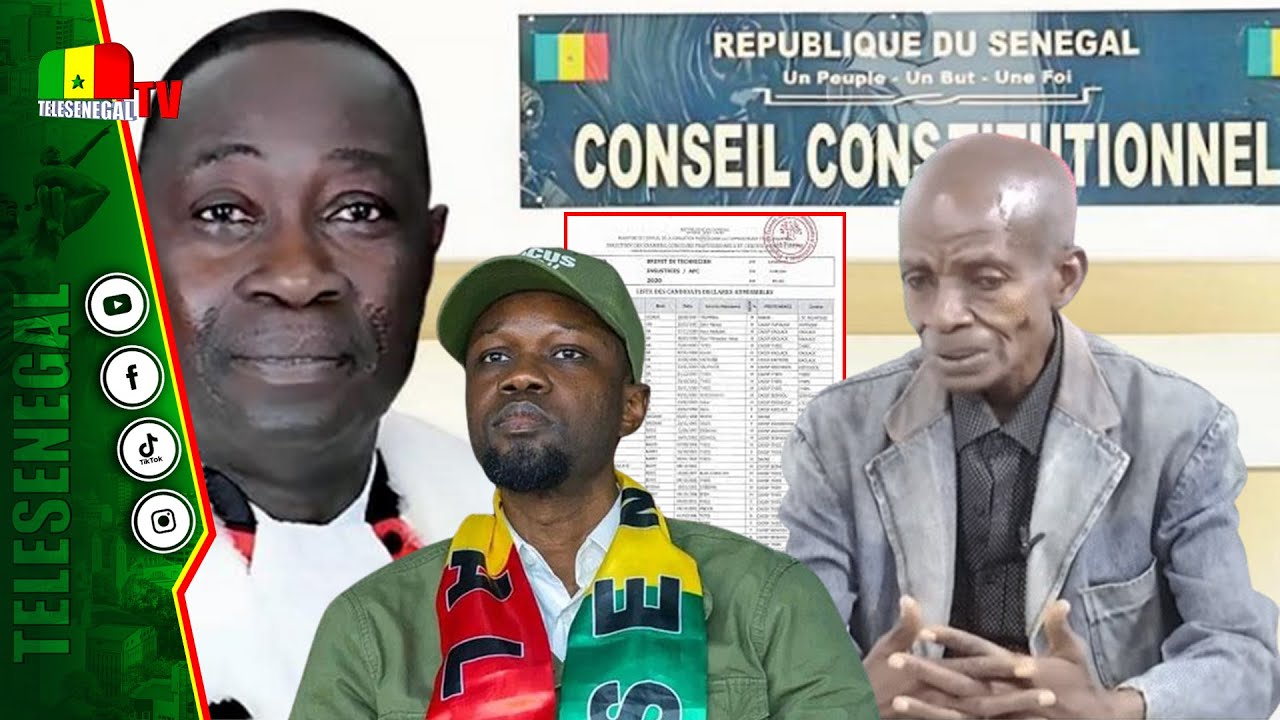 Liste définitive des candidats: Mamadou Sy Albert révèle une référence ...