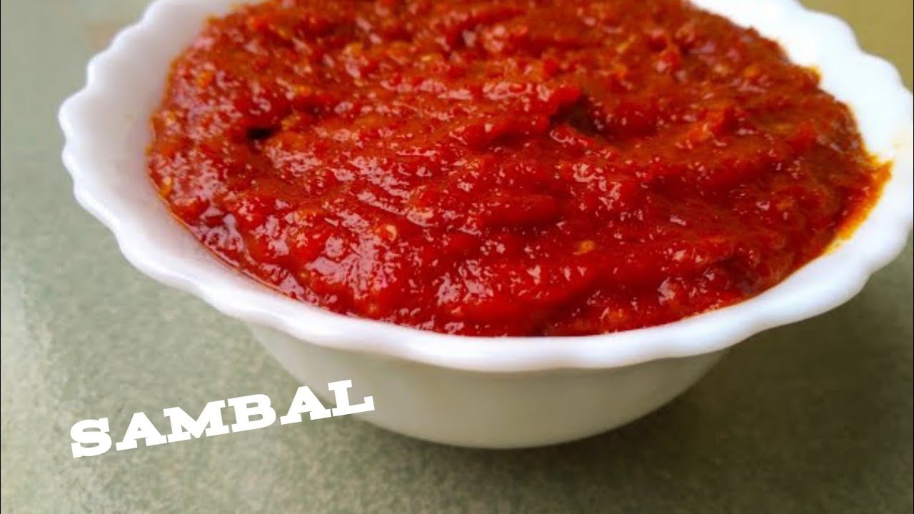 Sambal Sauce Recipe Sambal Sauce Making Easy Recipe Malaysian Sambal