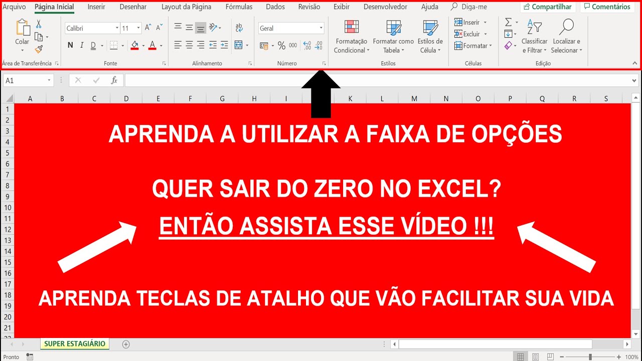 Excel Básico | Como aprender Excel do zero (com teclas de atalho) - YouTube